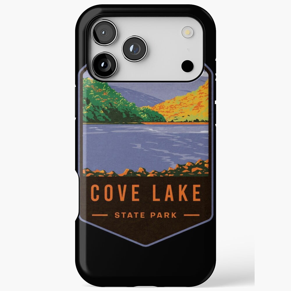 Cove Lake State Park Scenic Travel Pattern For iPhone 11-17 Pro Max ...