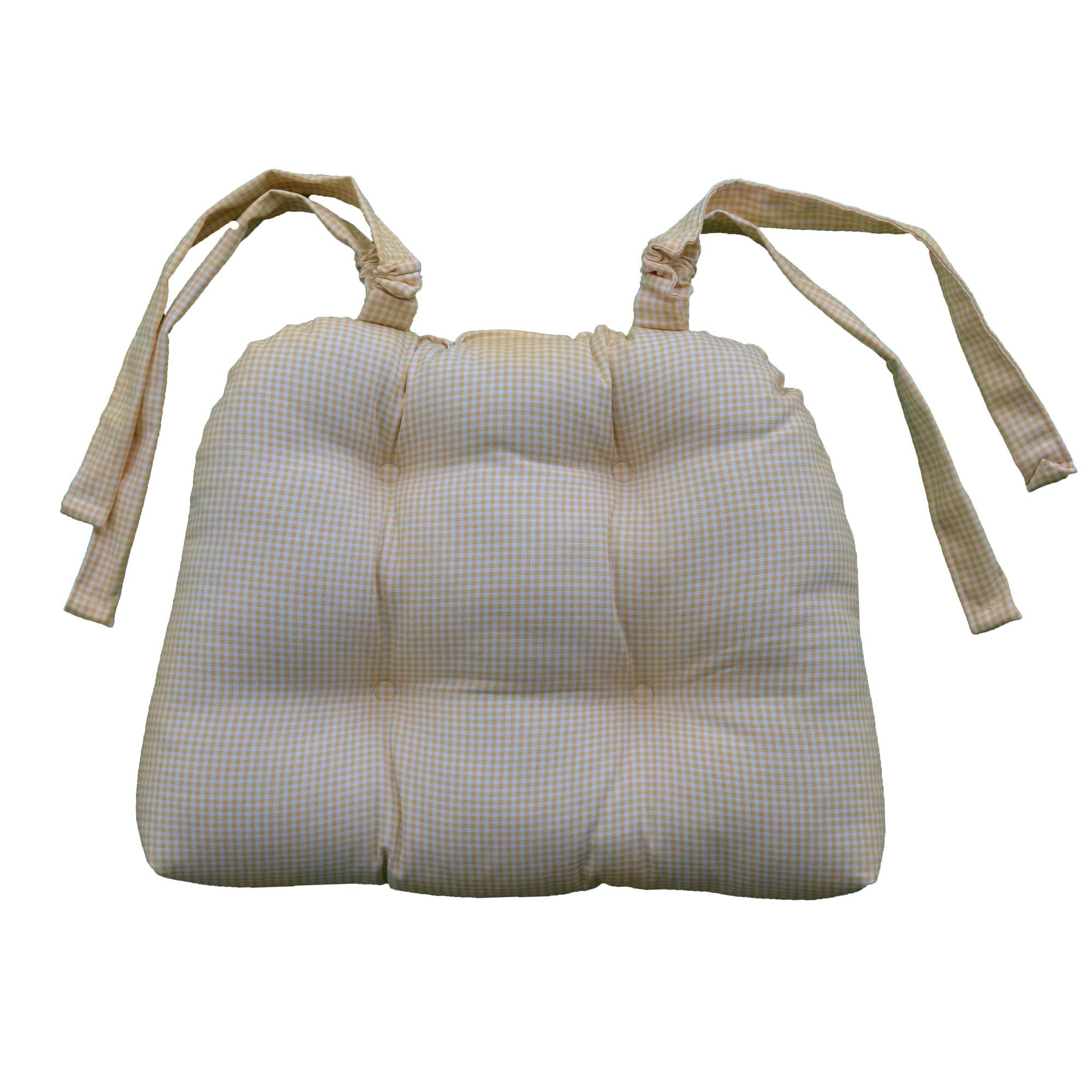 Cove Yellow Chair Pad with Ties (Indoor) - Walmart.com