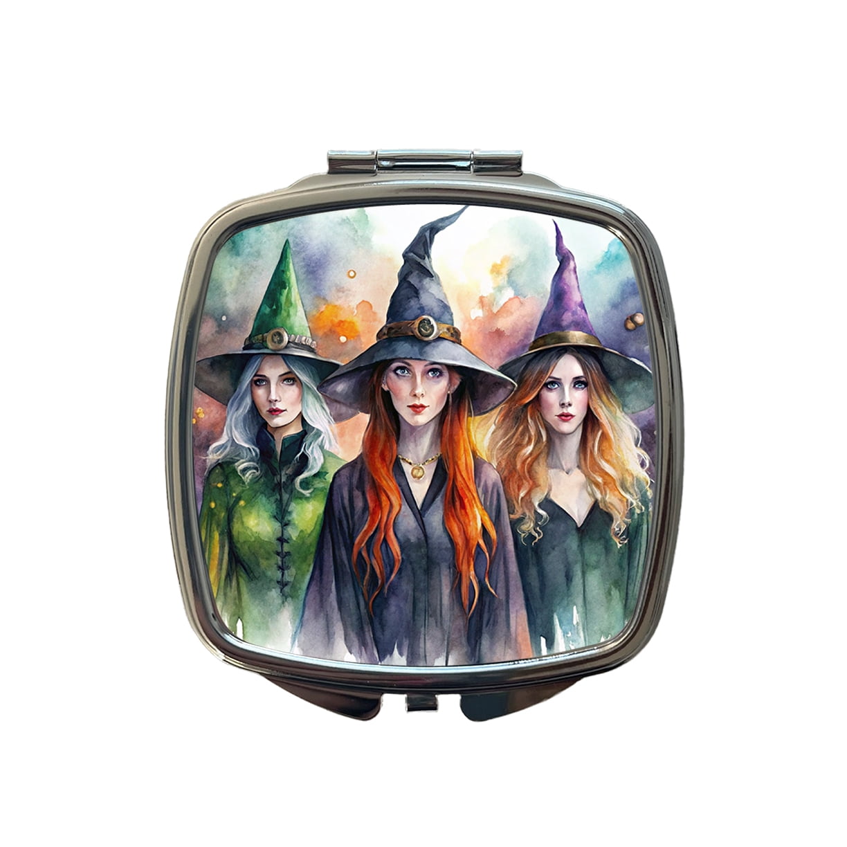 Coven Of Witches Watercolor Travel Makeup Handbag Purse Small Pocket ...