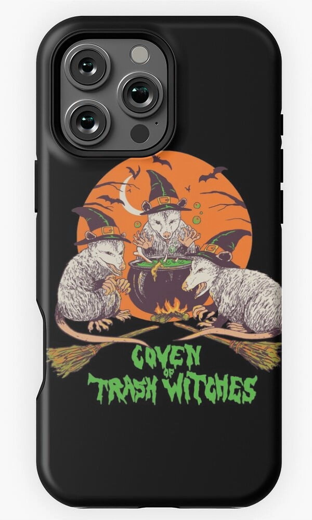 Coven of Trash Witches Gothic Phone Case for iPhone 16 15 14 13 12 11 ...