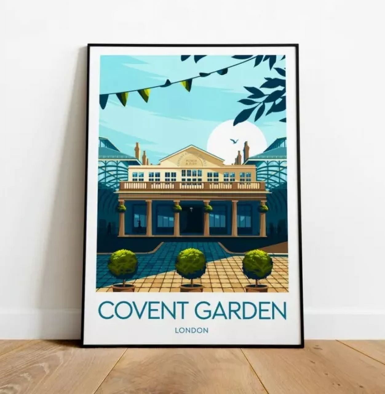 Covent Garden Travel Print - London, Covent Garden Poster NO FRAMED ...