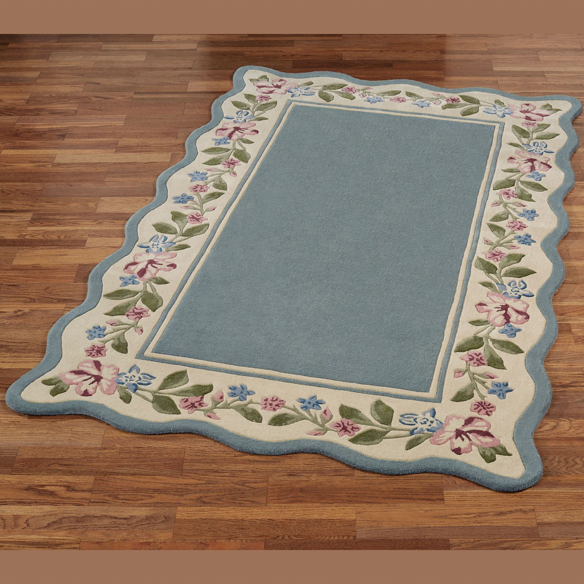 Coventry Collection - Rectangle Area Rug - Blue - Handmade - Handtufted ...