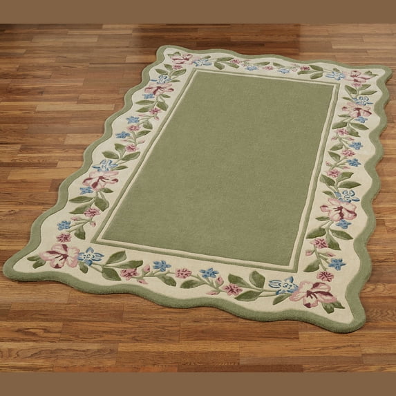 Coventry Collection - Rectangle Area Rug - Sage - Handmade - Handtufted ...