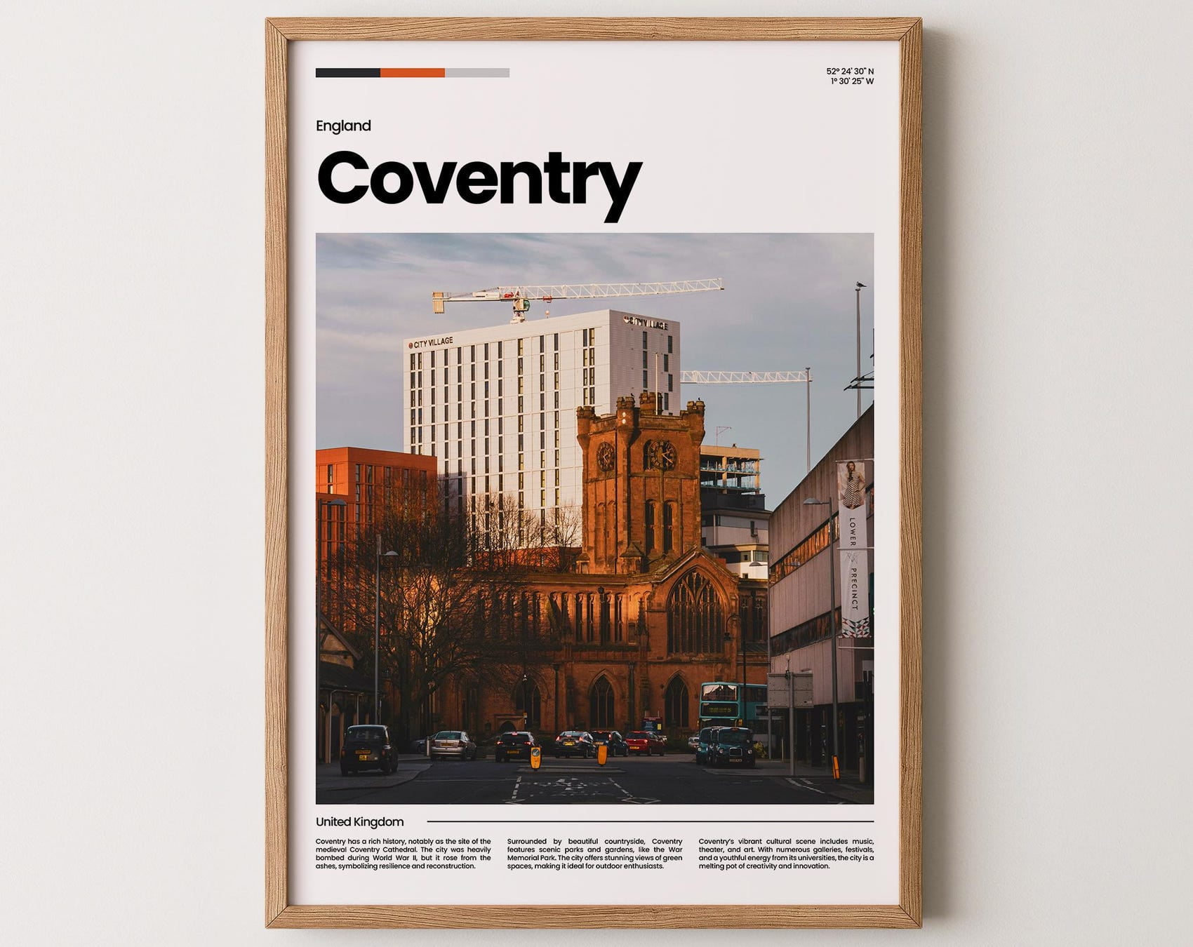 Coventry Poster, Coventry Print, Coventry Photo, Coventry Art, England ...