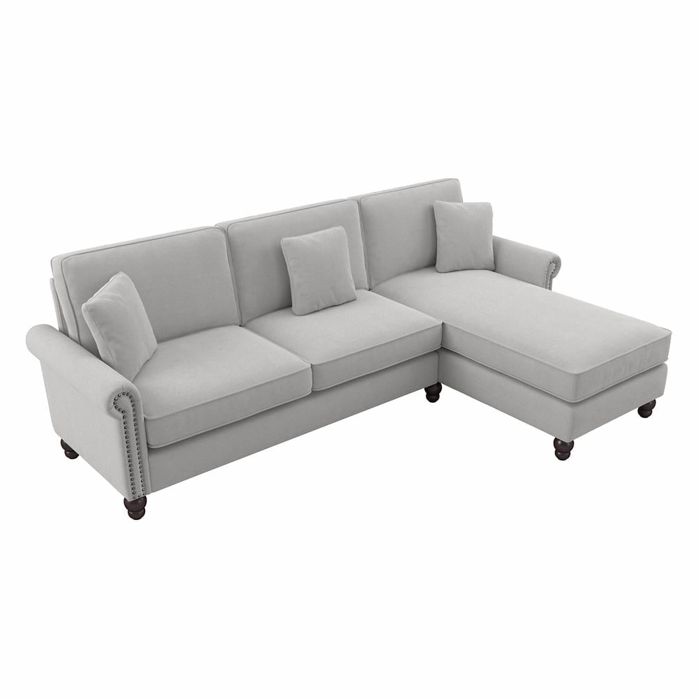 Coventry Medium Sectional Sofa with Microfiber Reversible Chaise ...