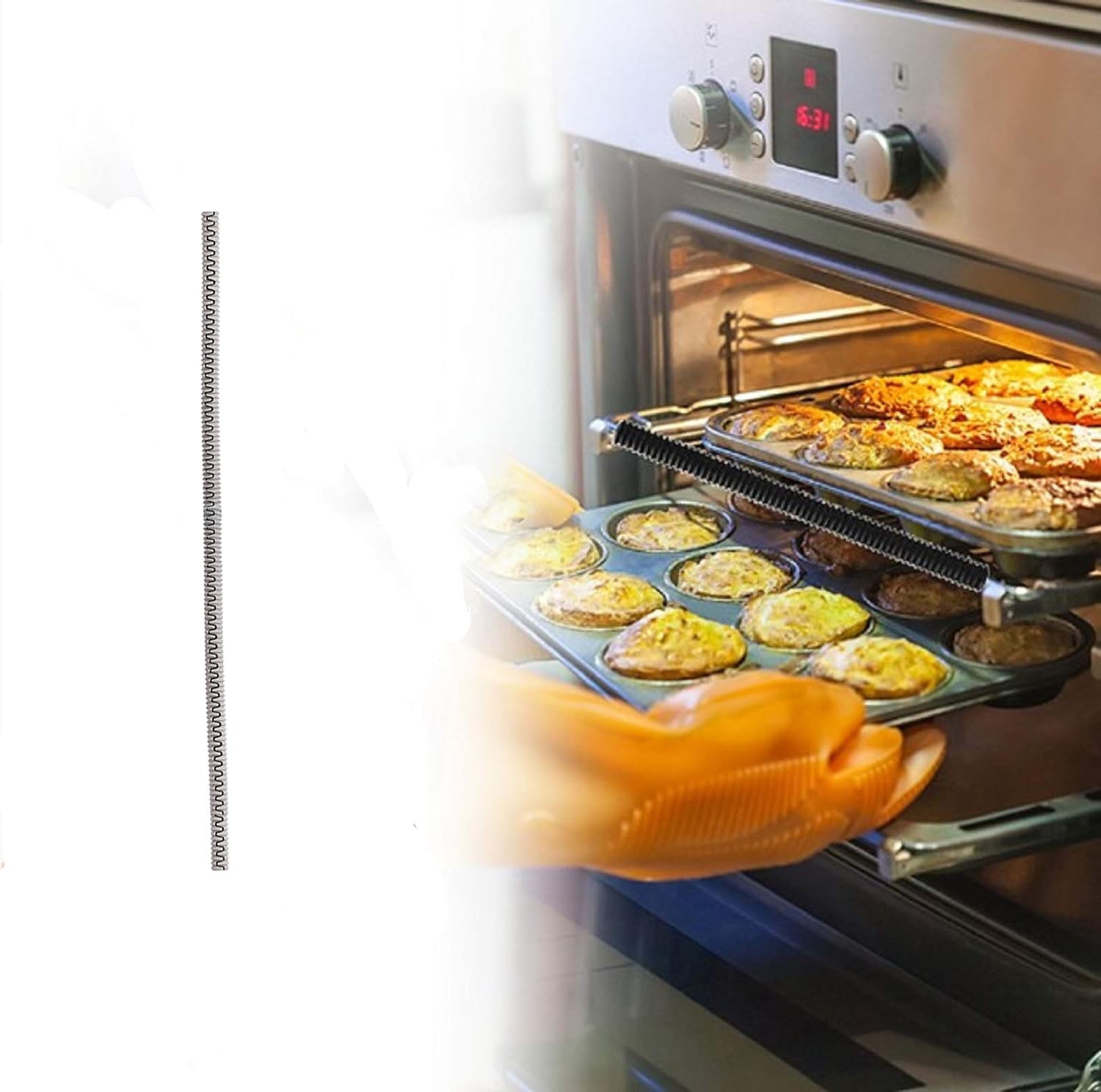 Cover 14 Inches Long Oven Guards for Racks, Heat Resistant Silicone ...