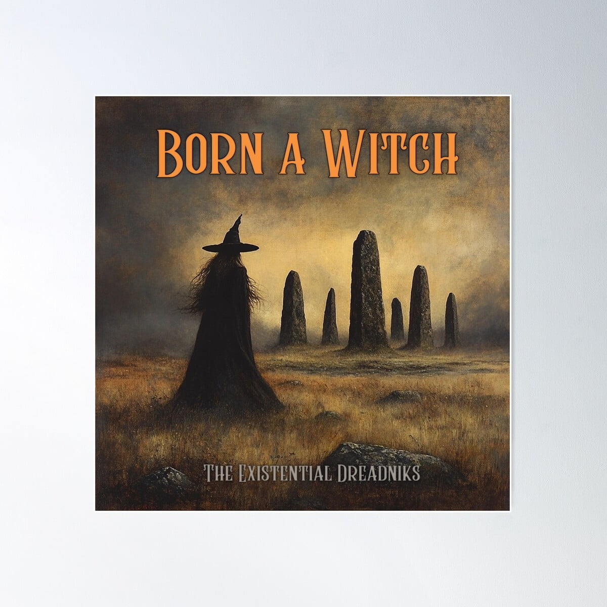 Cover Art For Born A Witch By The Existential Dreadniks Poster Wall Art ...