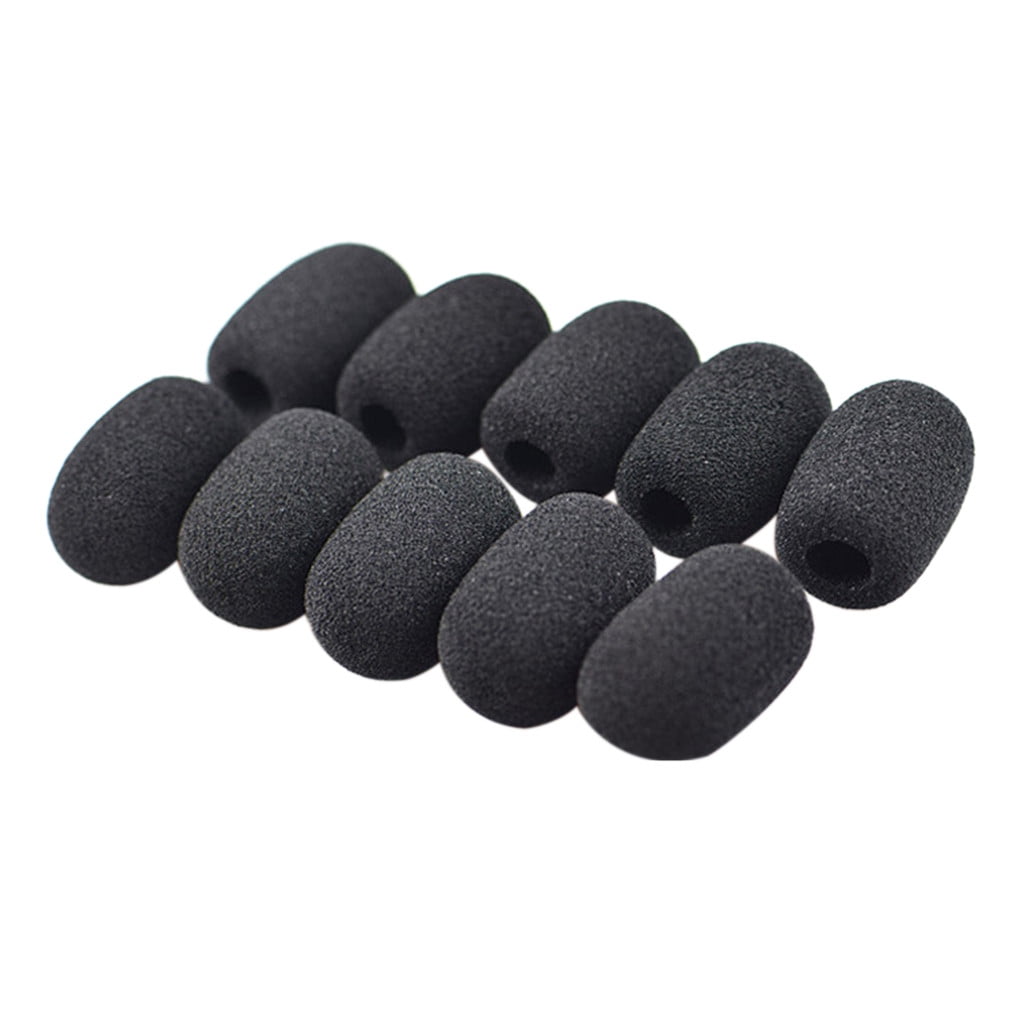 Cover Black Windshield Headset Lapel Microphone Foam Headset for ...