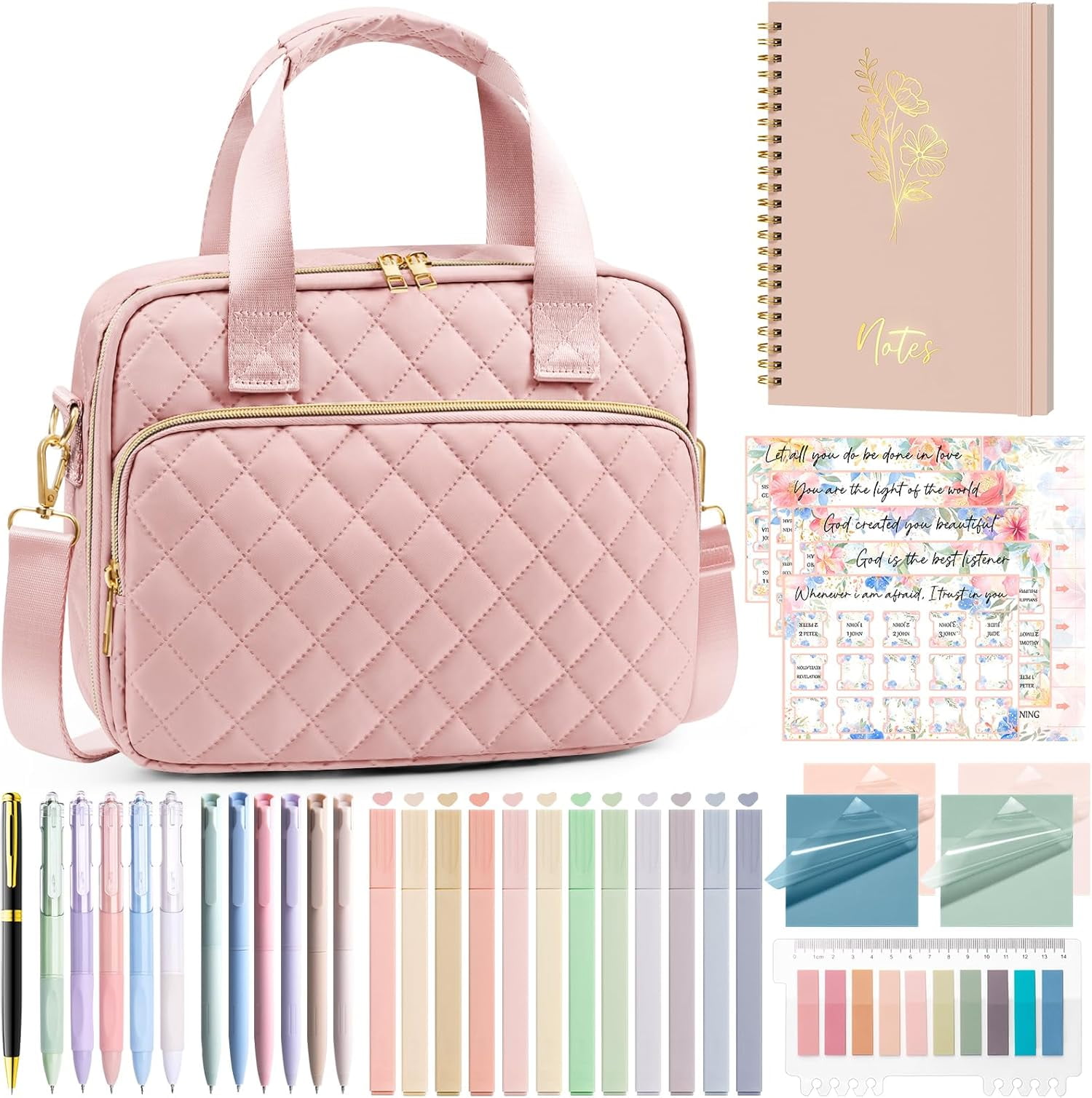 Cover Case for Women, Large Bag Study Supplies Accessories Journaling ...