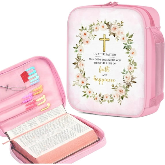 Cover Case for Women, Large Letter Carrying Cases, Flower CrossTote Bag ...