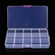 Casewin 3 Tier Transparent Plastic Stackable Storage Box - Adjustable ...