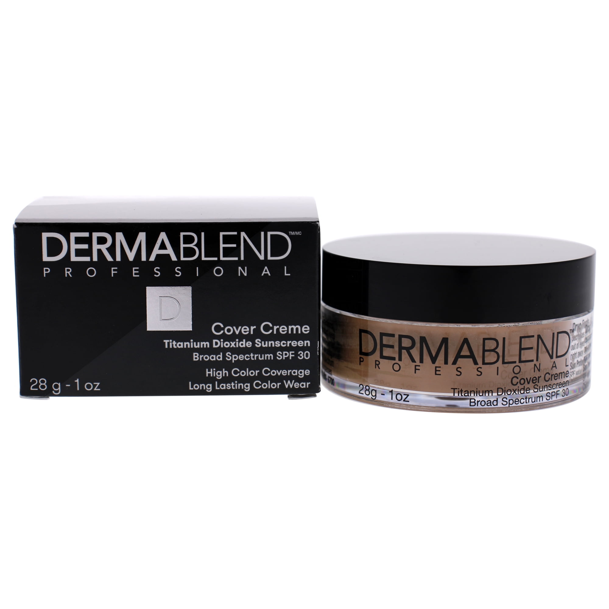 Dermablend Cover Creme Full Coverage Foundation, Long Wear, 30N Sand ...