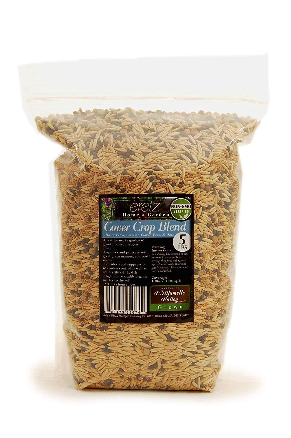 Cover Crop Seed Blend by Eretz - CHOOSE SIZE! Willamette Valley, Oregon ...