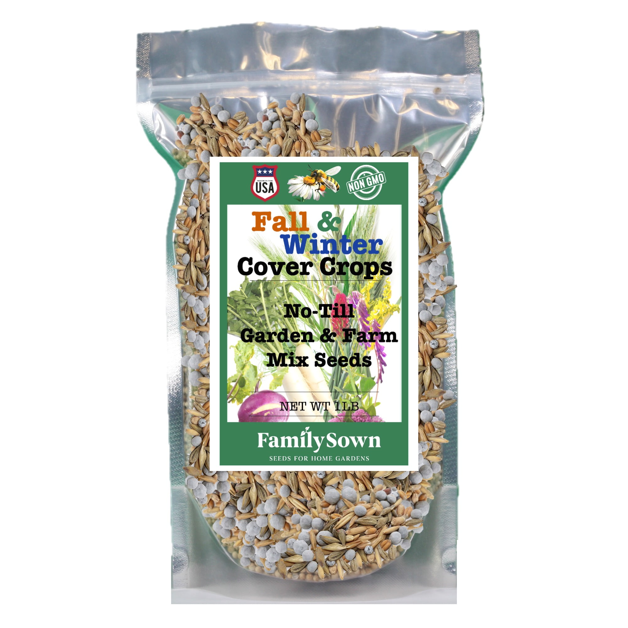 Cover Crops by Family Sown - 10 Variety Mix of Cover Crop Seeds Ideal ...