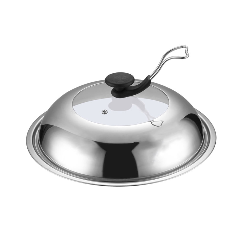 Cover Dome Basting Melting Lid Pans Stainless Cheese Grill Flat Cook ...