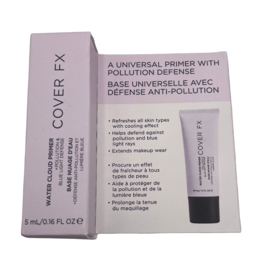 Cover FX, Primer Water Cloud Pollution & Blue Light Defense, 0.16oz/5ml ...