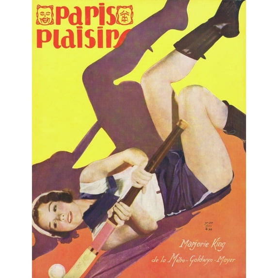 Cover For Paris Plaisirs Number 117 March 1932 Poster Print By Mary ...
