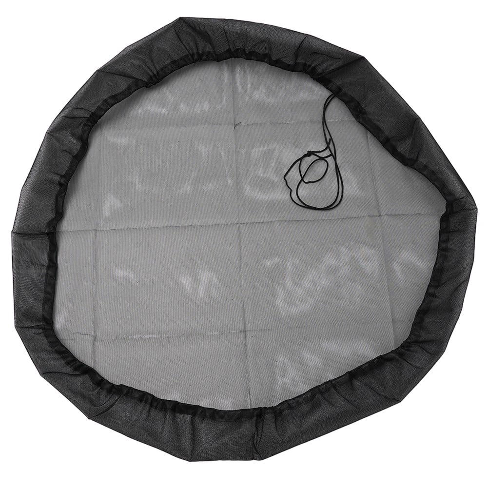 Cover For Rain Barrel Round 95cm Net With Drawstring Tank Guards Rain ...