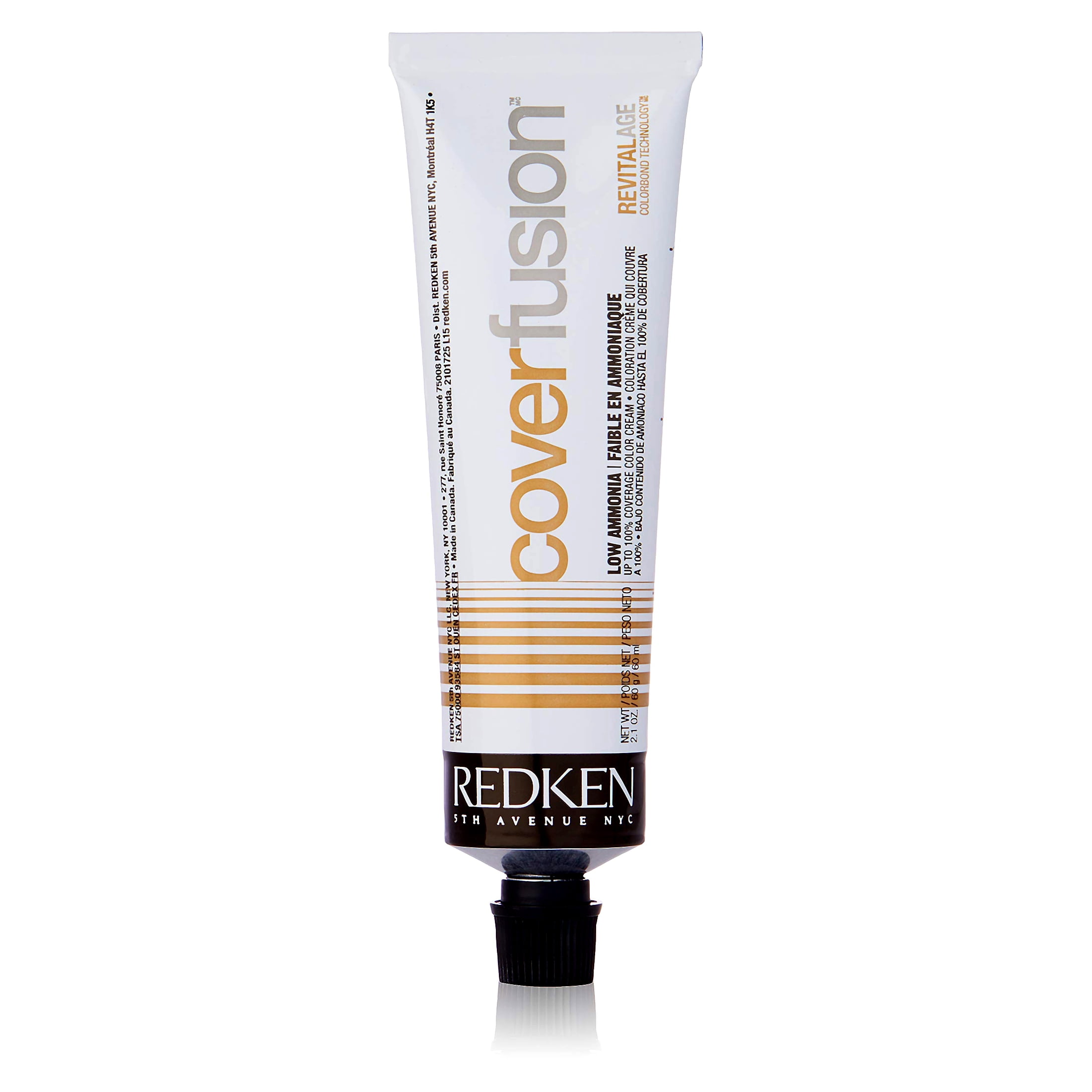 Redken Cover Fusion 7NG Natural Gold - Advanced Professional Permanent ...