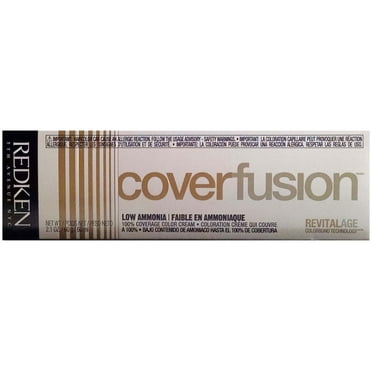 Redken Cover Fusion Low Ammonia Hair Color - 7NN Natural for Unisex - 2 ...