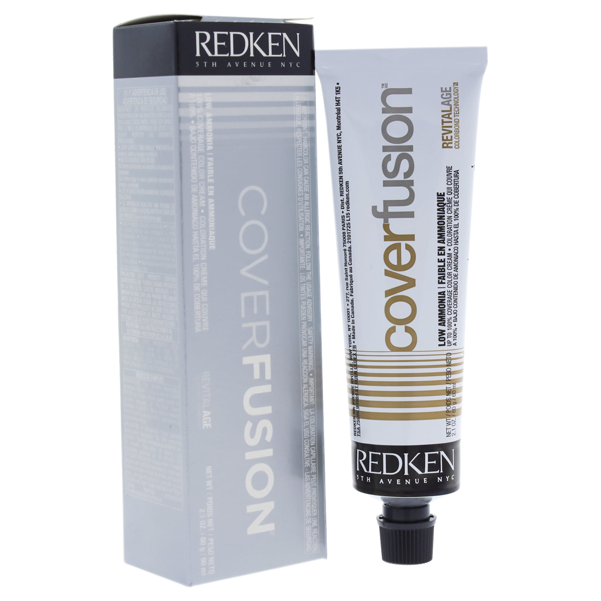Redken Cover Fusion Low Ammonia 7NGb Natural Gold Beige Hair Color for ...