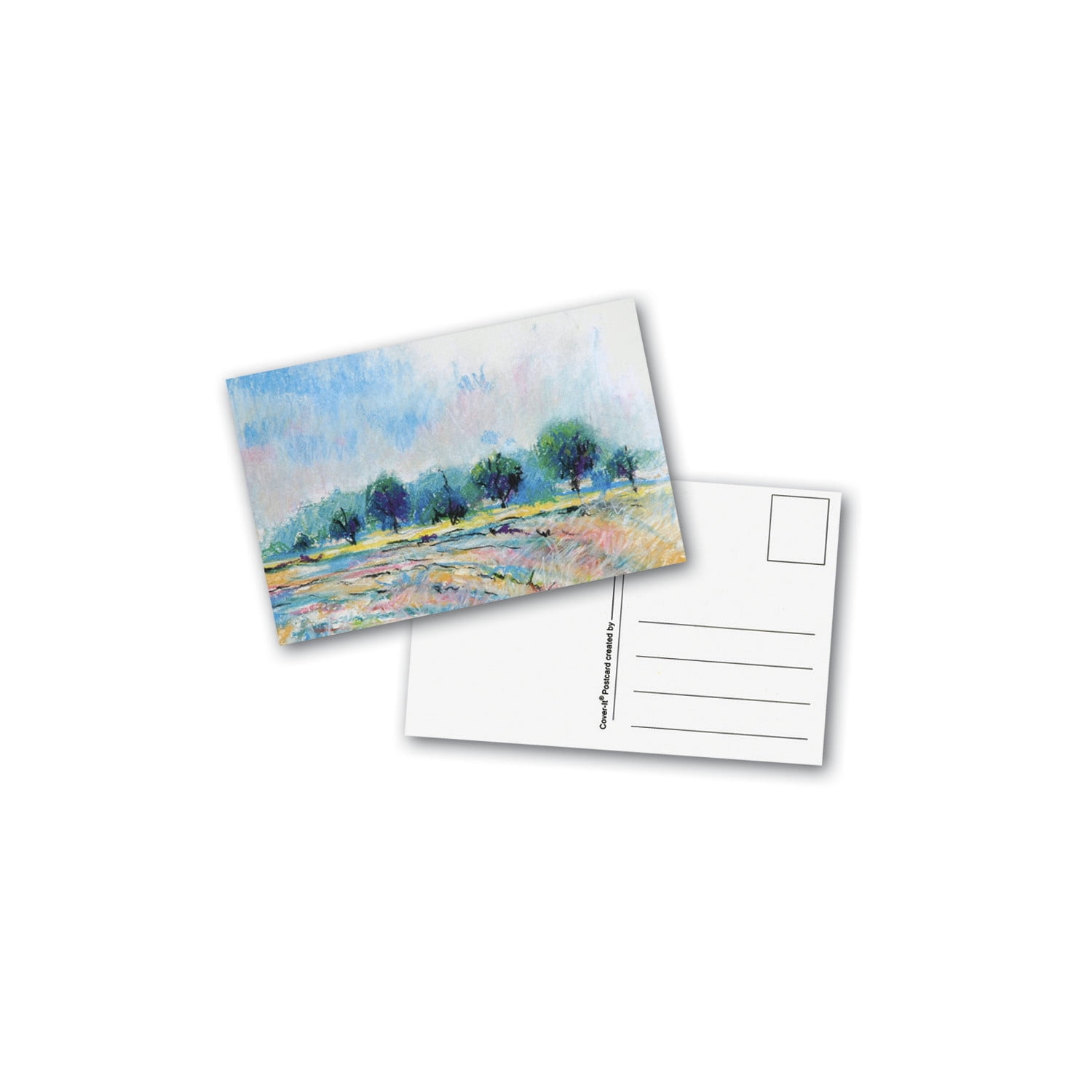 Cover-It Heavy Weight Blank Postcard, 4 x 6 Inches, White, Pack of 50 ...