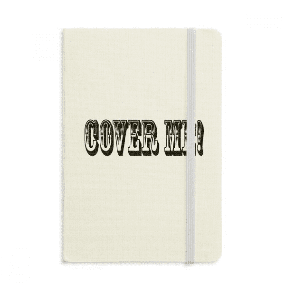 Cover Me Game Art Deco Fashion Notebook Official Fabric Hard Cover ...
