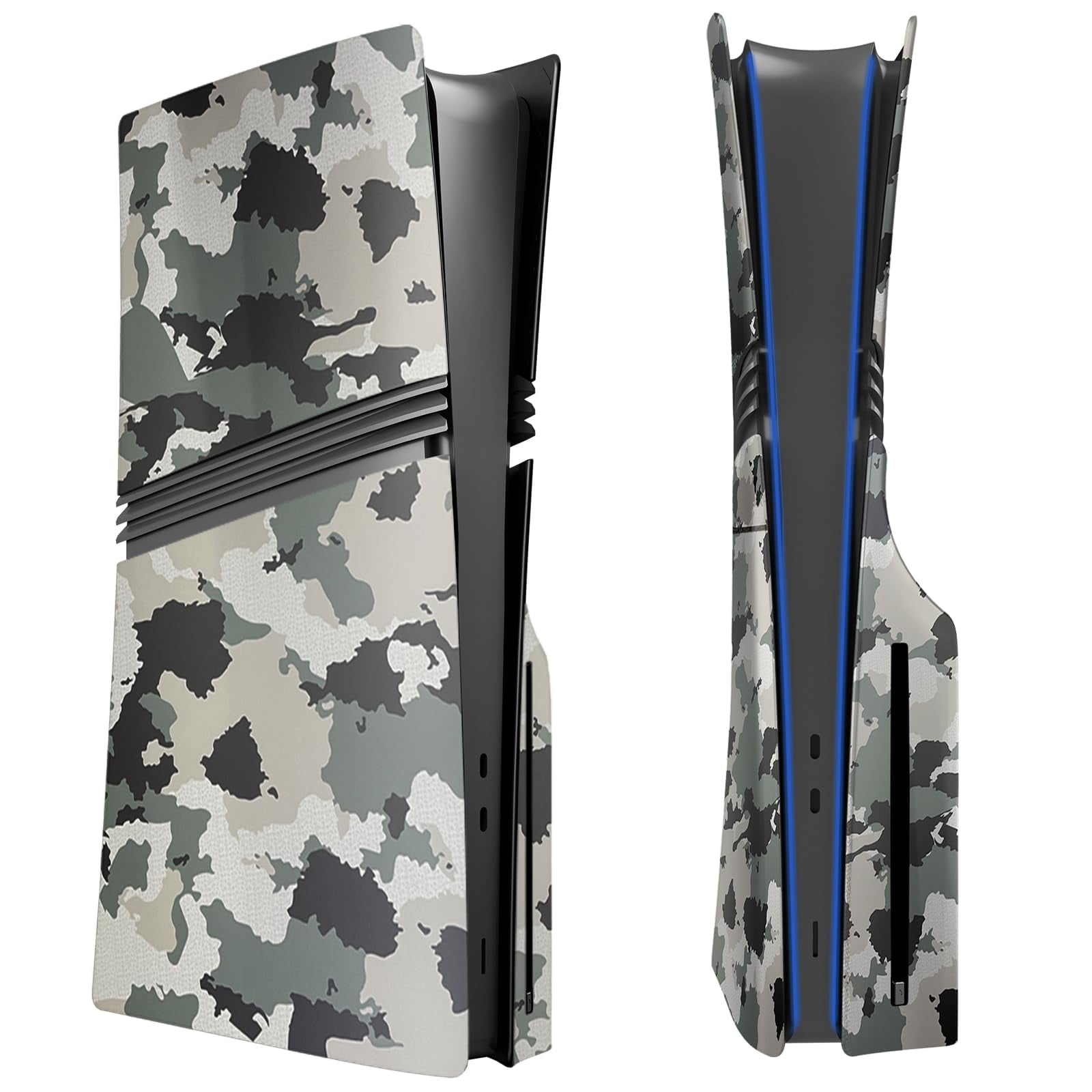 Cover Plates for PS5 Pro Disc Edition, Matte Side Shell FacePlates ...