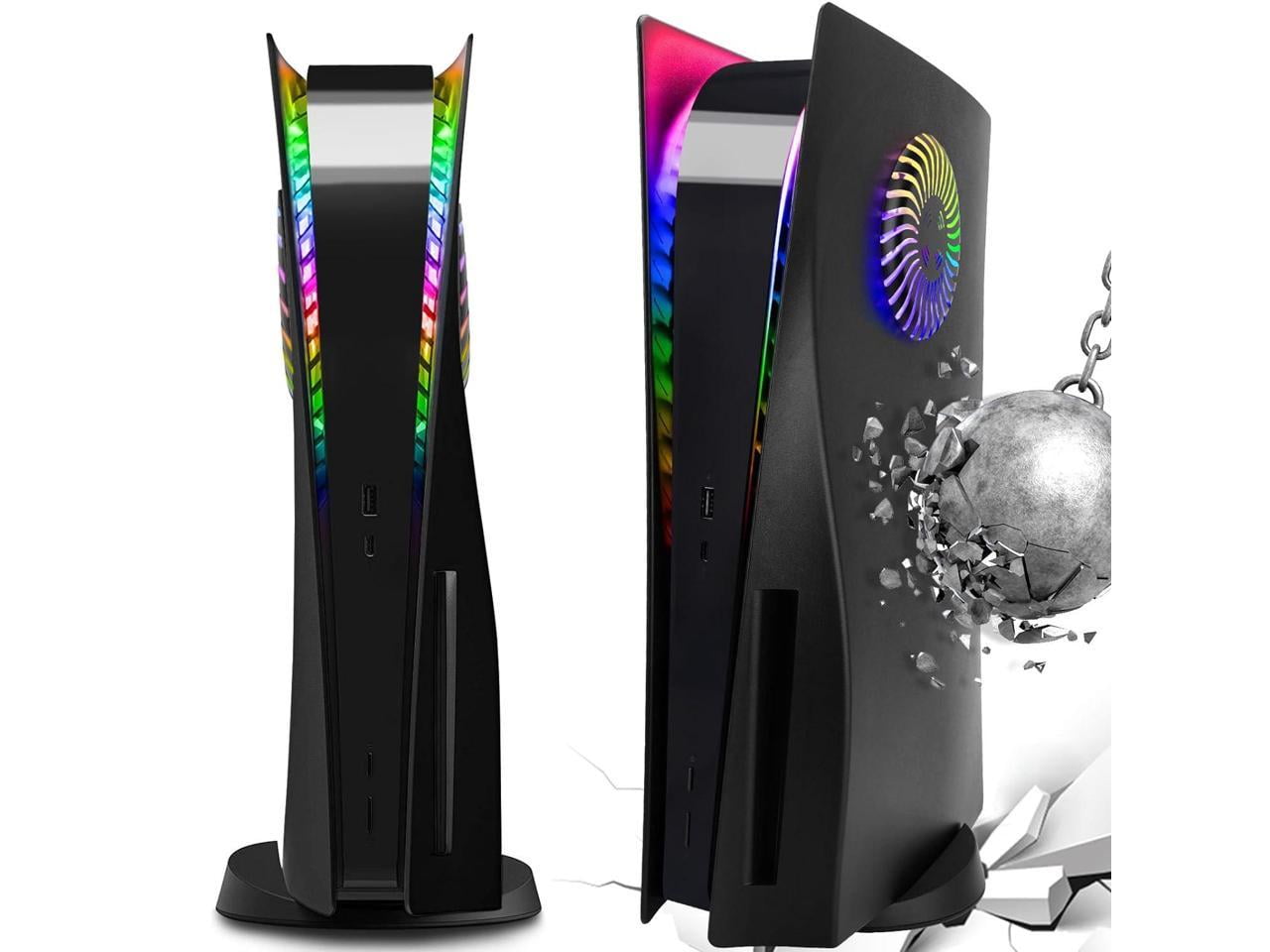 Cover Plates with RGB Light Strip for Playstation 5 Disc Version and ...
