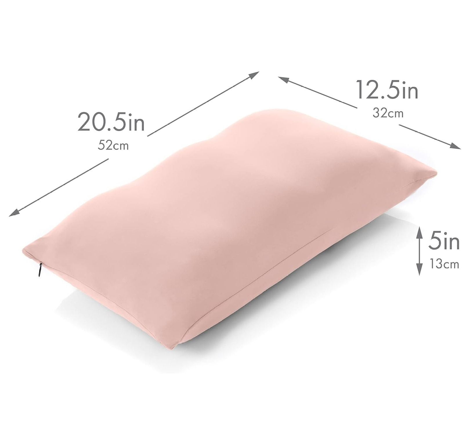 Cover for Premium Microbead Bed Pillow, Small Extra Smooth - Ultra ...