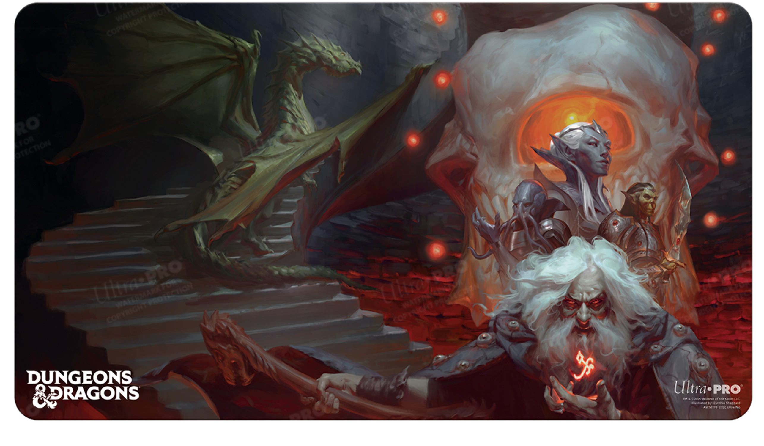 Ultra PRO: Playmat - Dungeons Dragons Cover Series (Waterdeep Dungeon ...