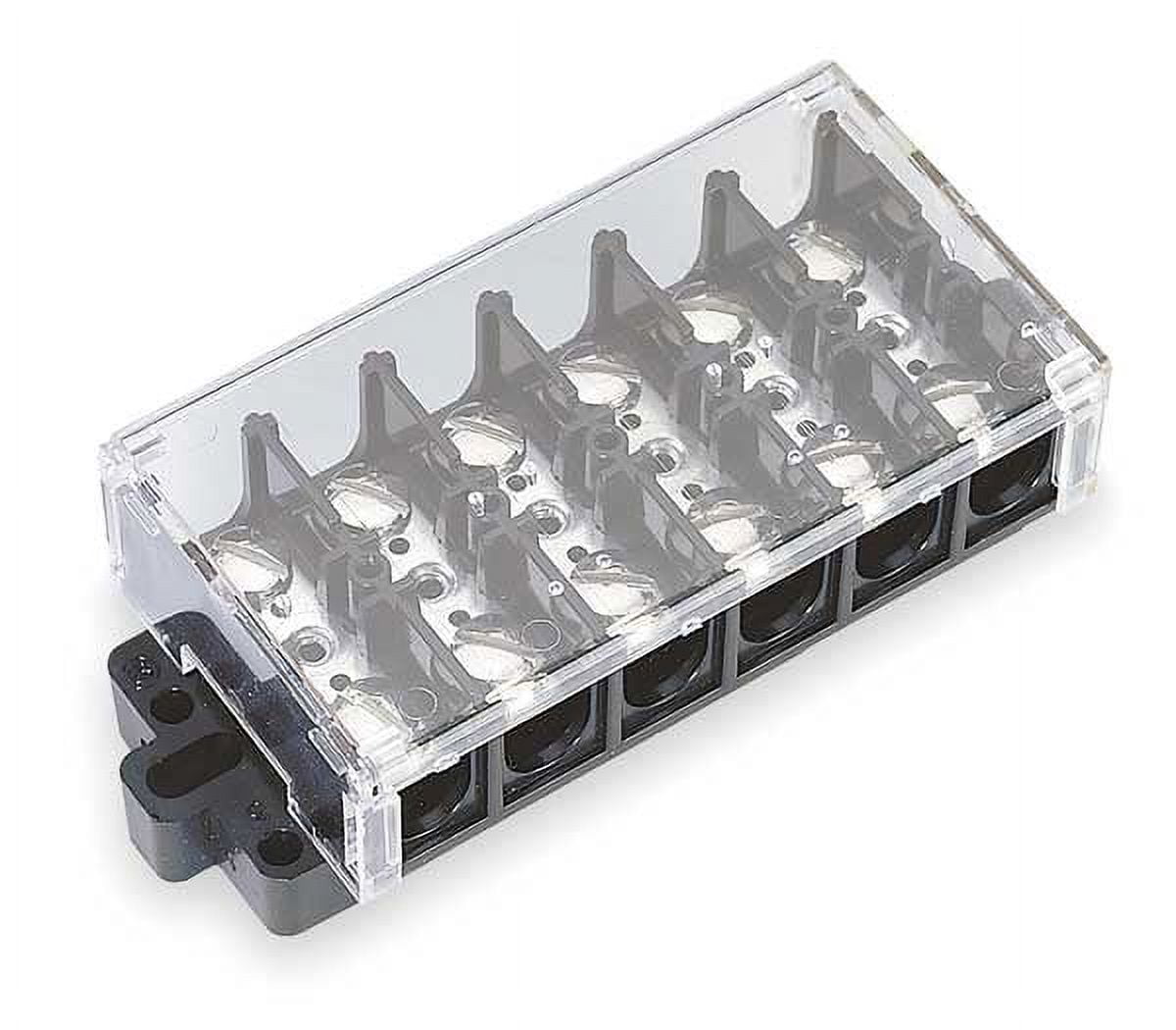 Cover, Terminal Strip, 12 Pole, Clear(6YH97) - Walmart.com