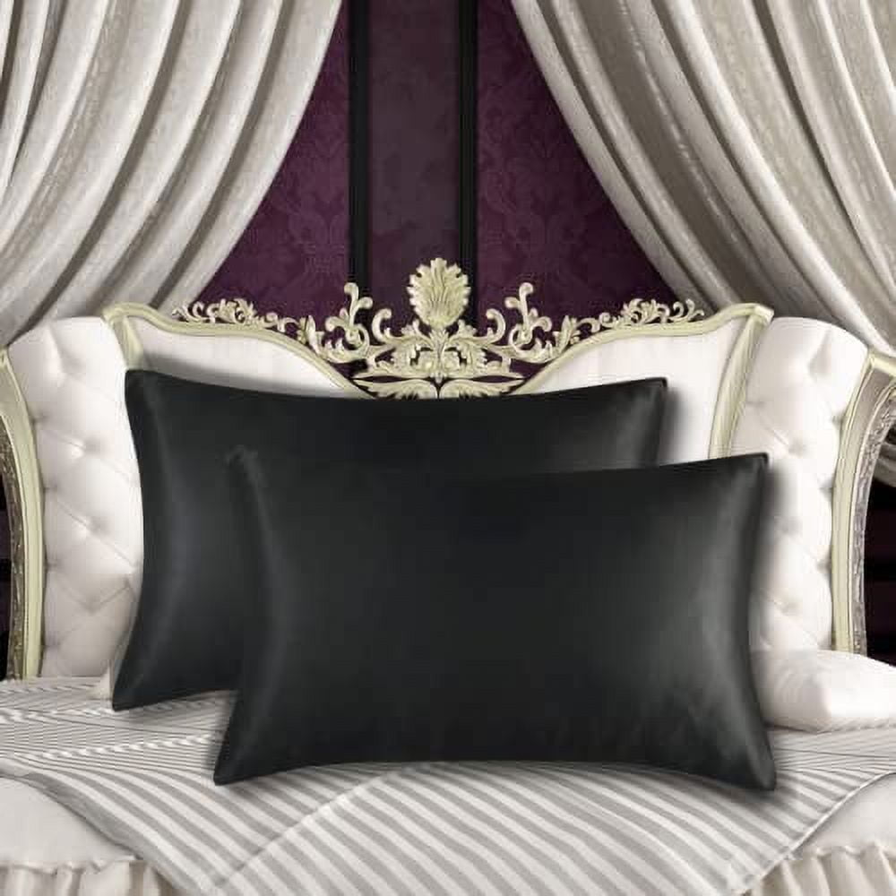 Cover The Pillow Luxury Silk Pillow Case for Hair and Skin 2 Pack with ...