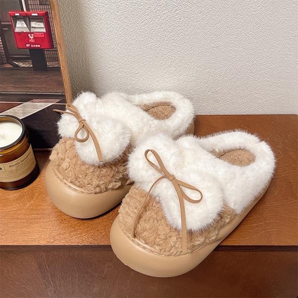 Cover Toe Butterfly-Knot Home Slippers Women‘s Slides Fashion Flat ...