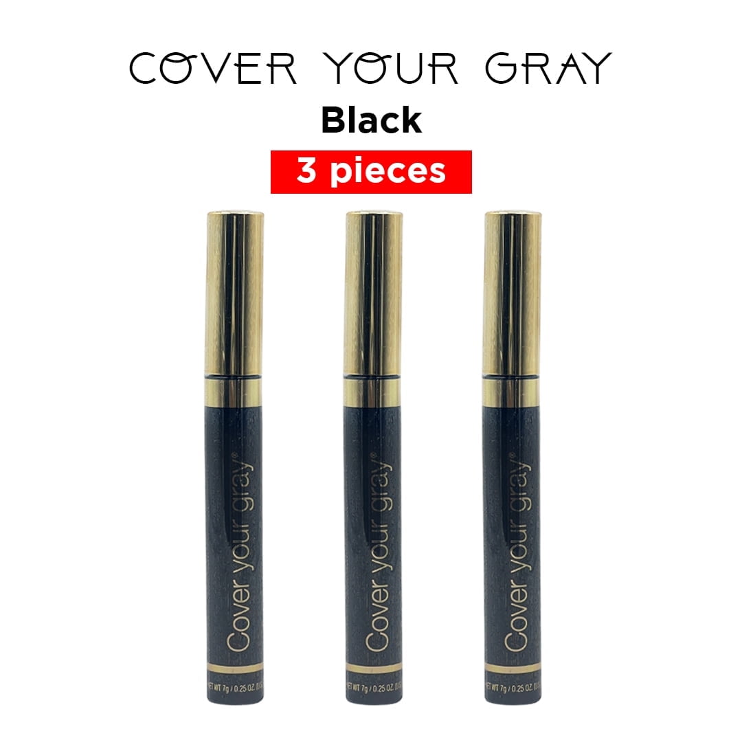 Cover Your Gray Brush-In Wand Waterproof Hair Color Touch-Up Mascara ...