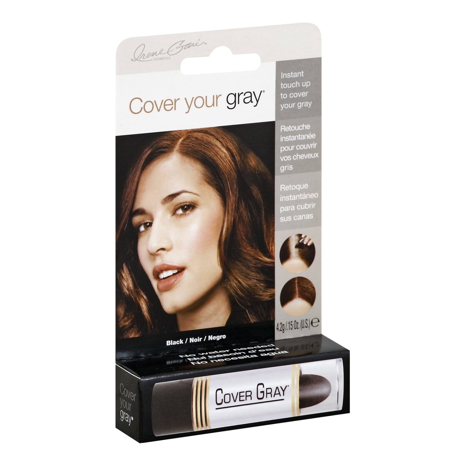 Cover Your Gray Cover Up Stick In Black, 0.15 Oz. - Walmart.com