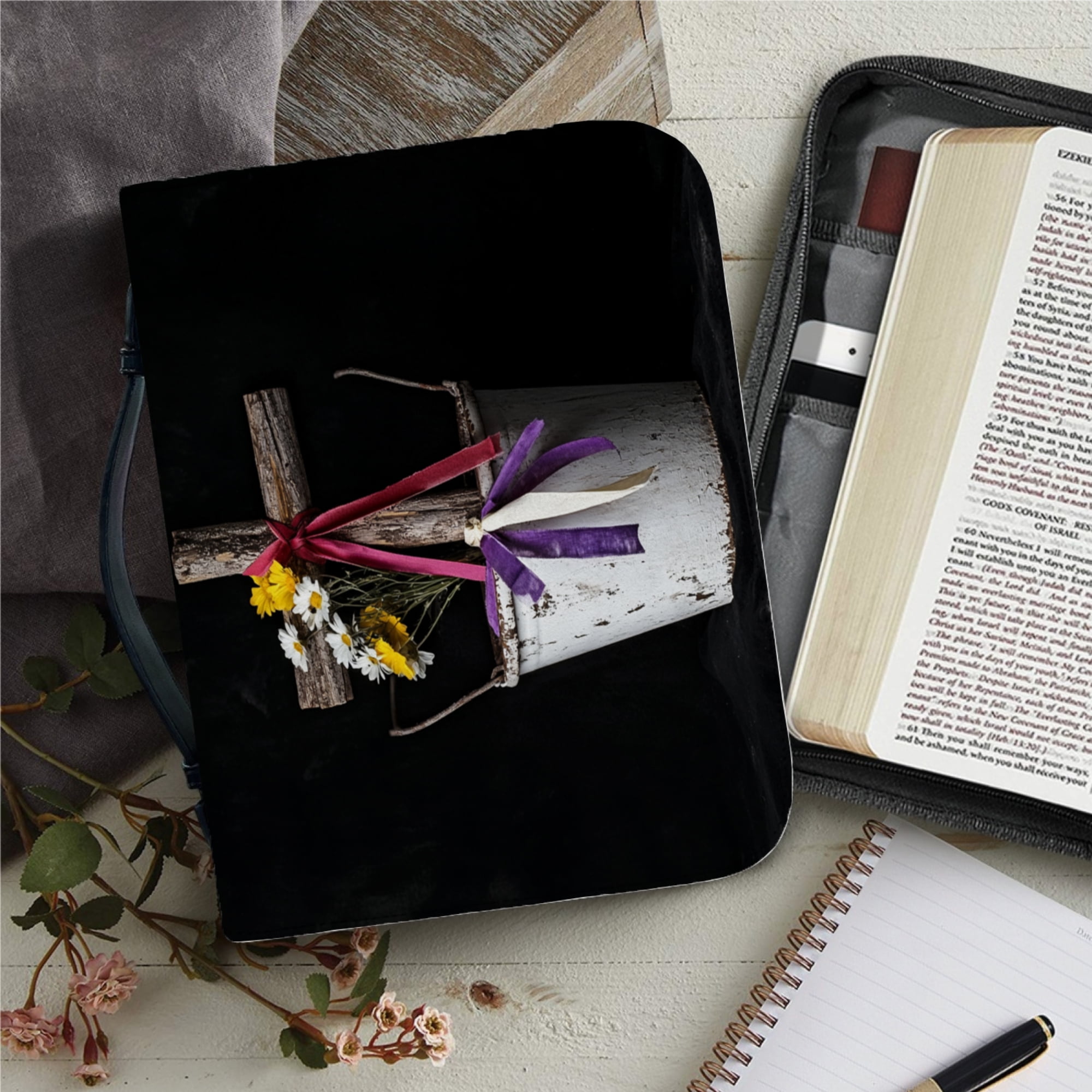 Cover for Men Custom for Women with Handle and Zipper Bible Bag Journal ...