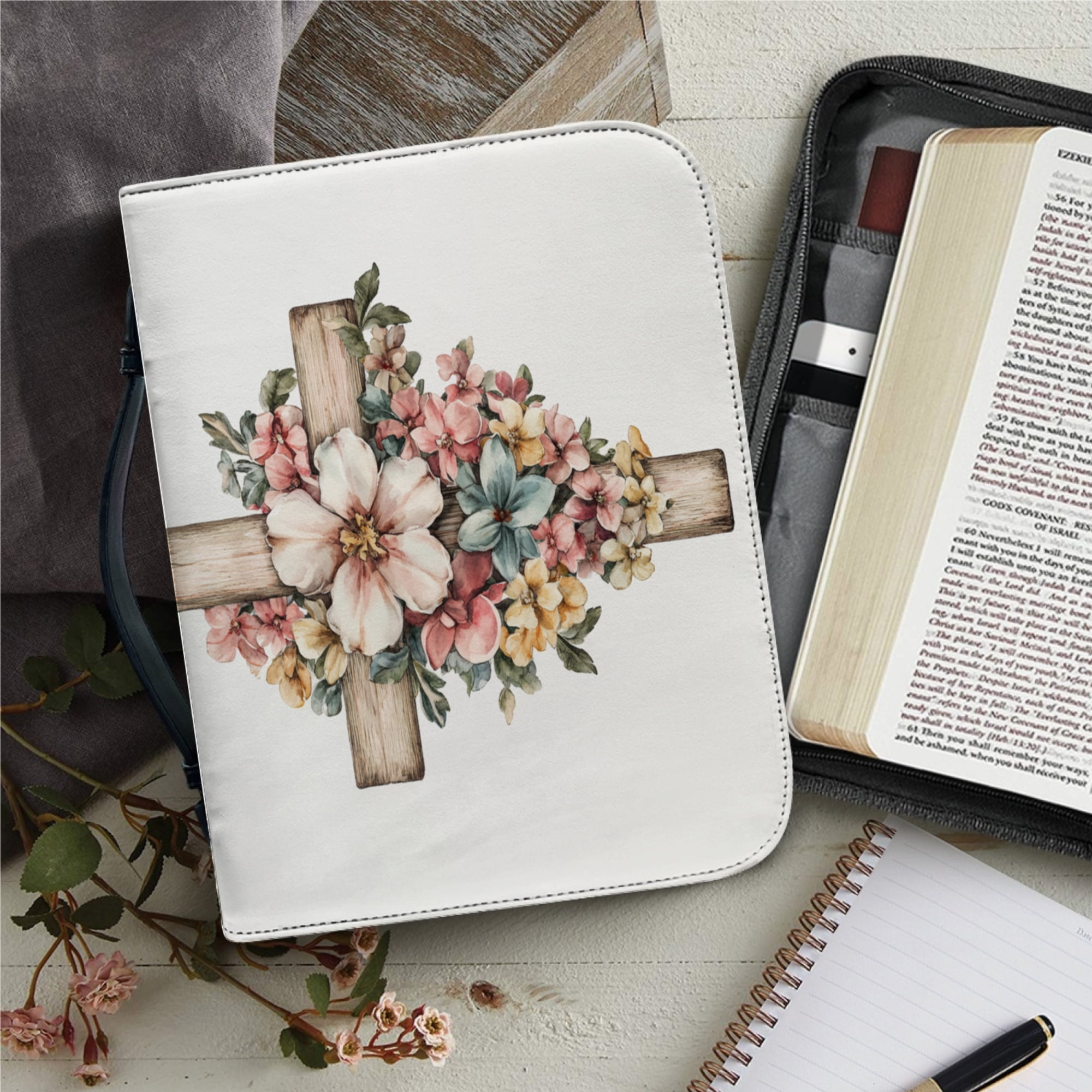 Cover for Men Custom for Women with Handle and Zipper Bible Bag Journal ...