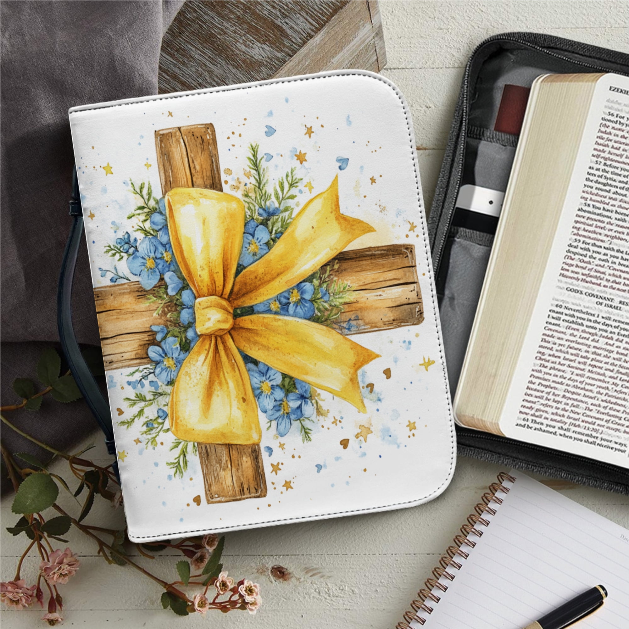 Cover for Men Custom for Women with Handle and Zipper Bible Bag Journal ...