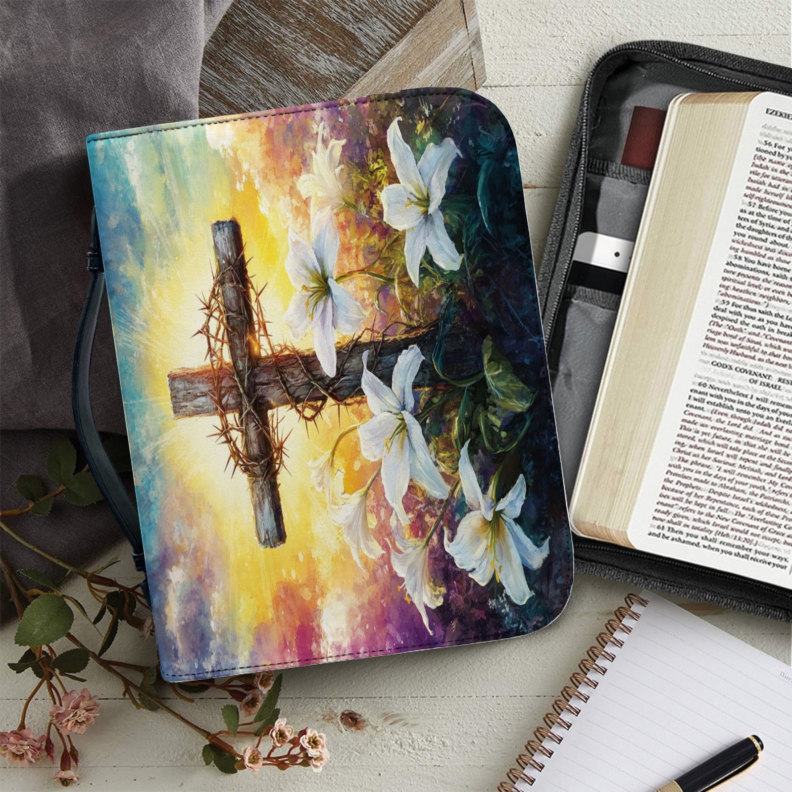 Cover for Men Custom for Women with Handle and Zipper Bible Bag Journal ...