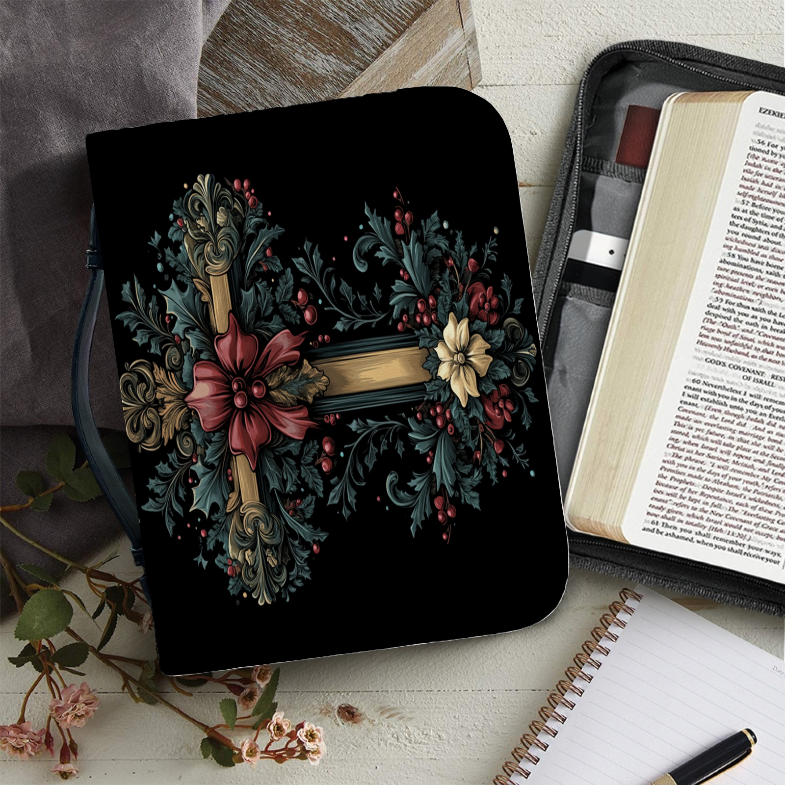 Cover for Men Custom for Women with Handle and Zipper Bible Bag Journal ...