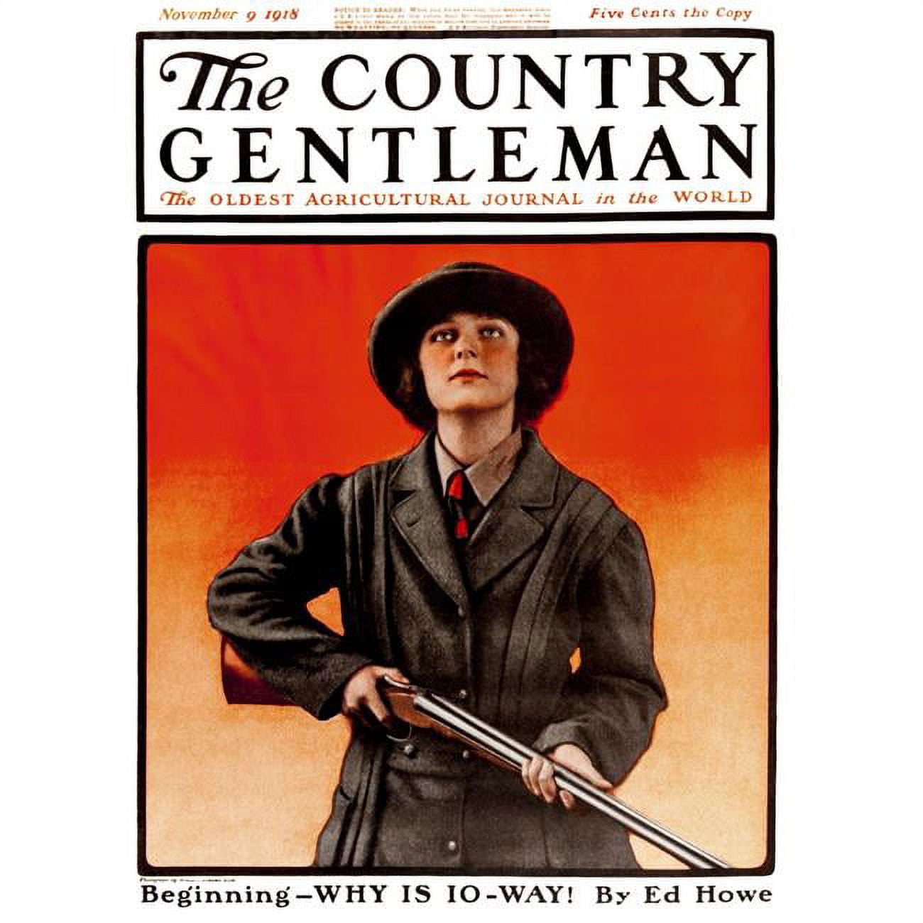Cover of Country Gentleman Agricultural Magazine From The Early 20th ...