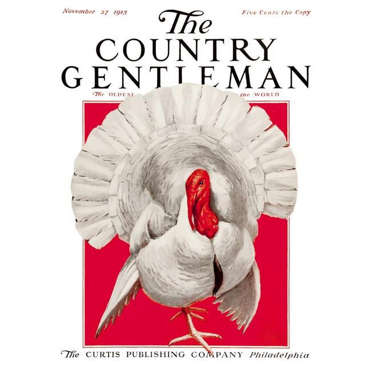 Cover of Country Gentleman Agricultural Magazine From The Early 20th ...
