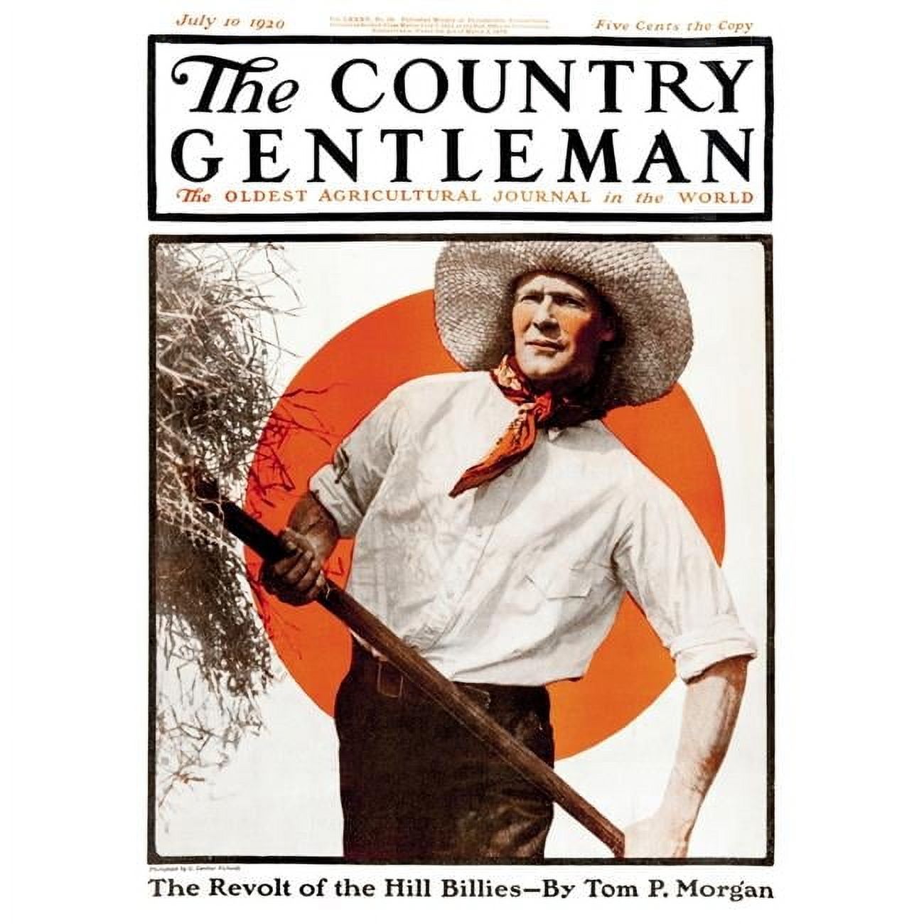 Cover of Country Gentleman Agricultural Magazine From The Early 20th ...