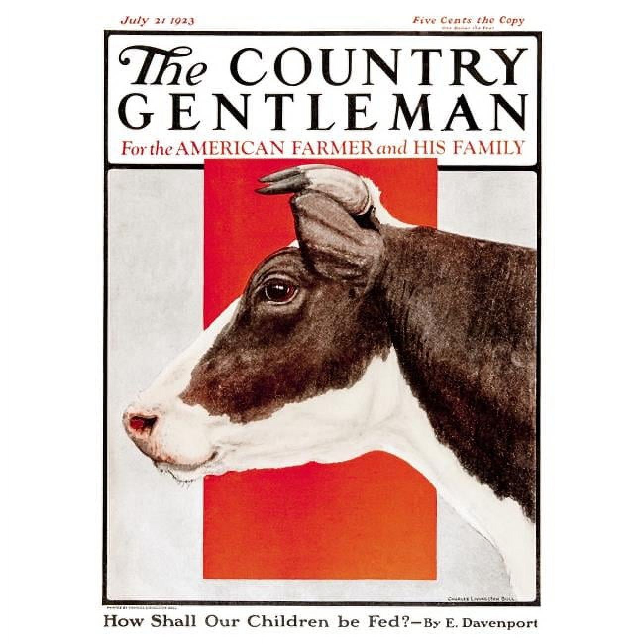 Cover of Country Gentleman Agricultural Magazine From The Early 20th ...
