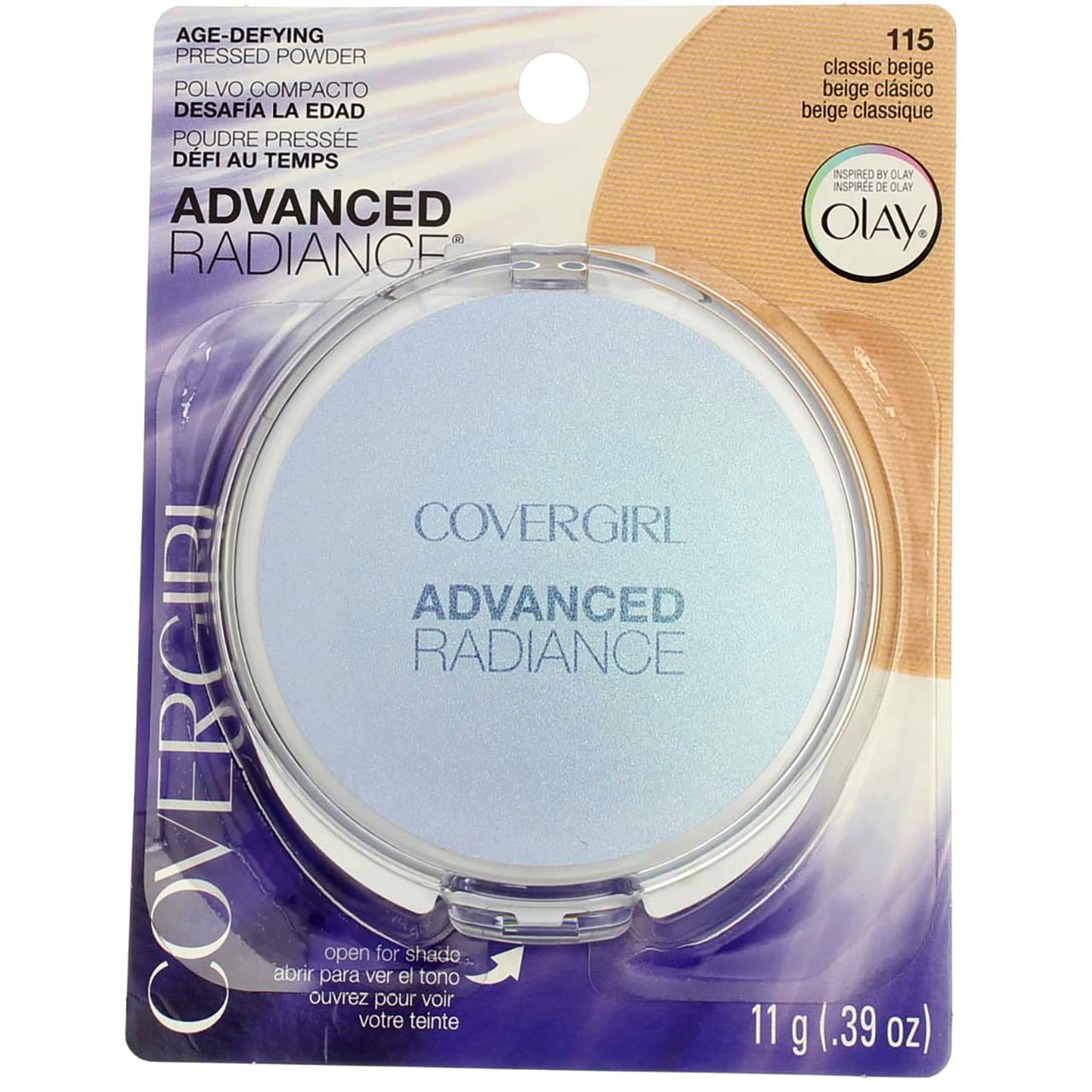 CoverGirl Face Compact Makeup, Advanced Radiance Age-Defying Pressed ...