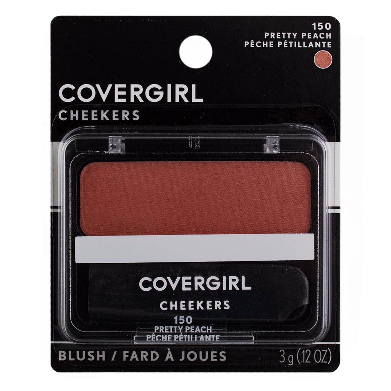 CoverGirl Cheekers Powder Blush, Pretty Peach 150, 0.12 oz (5 pack ...