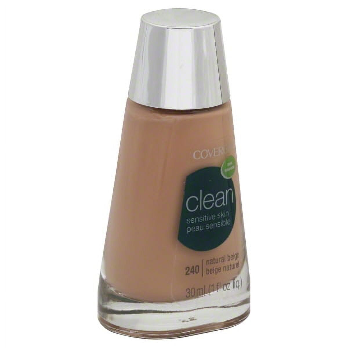 CoverGirl Clean Liquid Make Up Foundation, Sensitive Skin, Natural ...