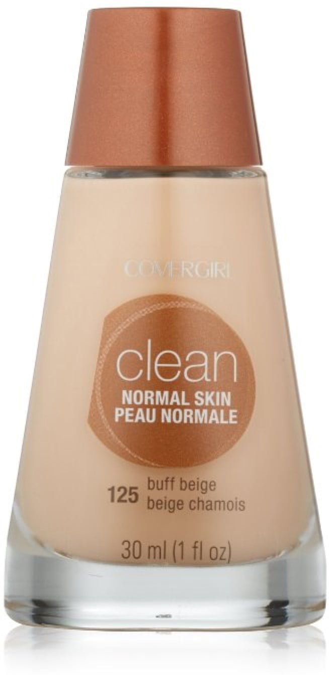 CoverGirl Clean Liquid Makeup, Buff Beige [125] 1 oz - Walmart.com