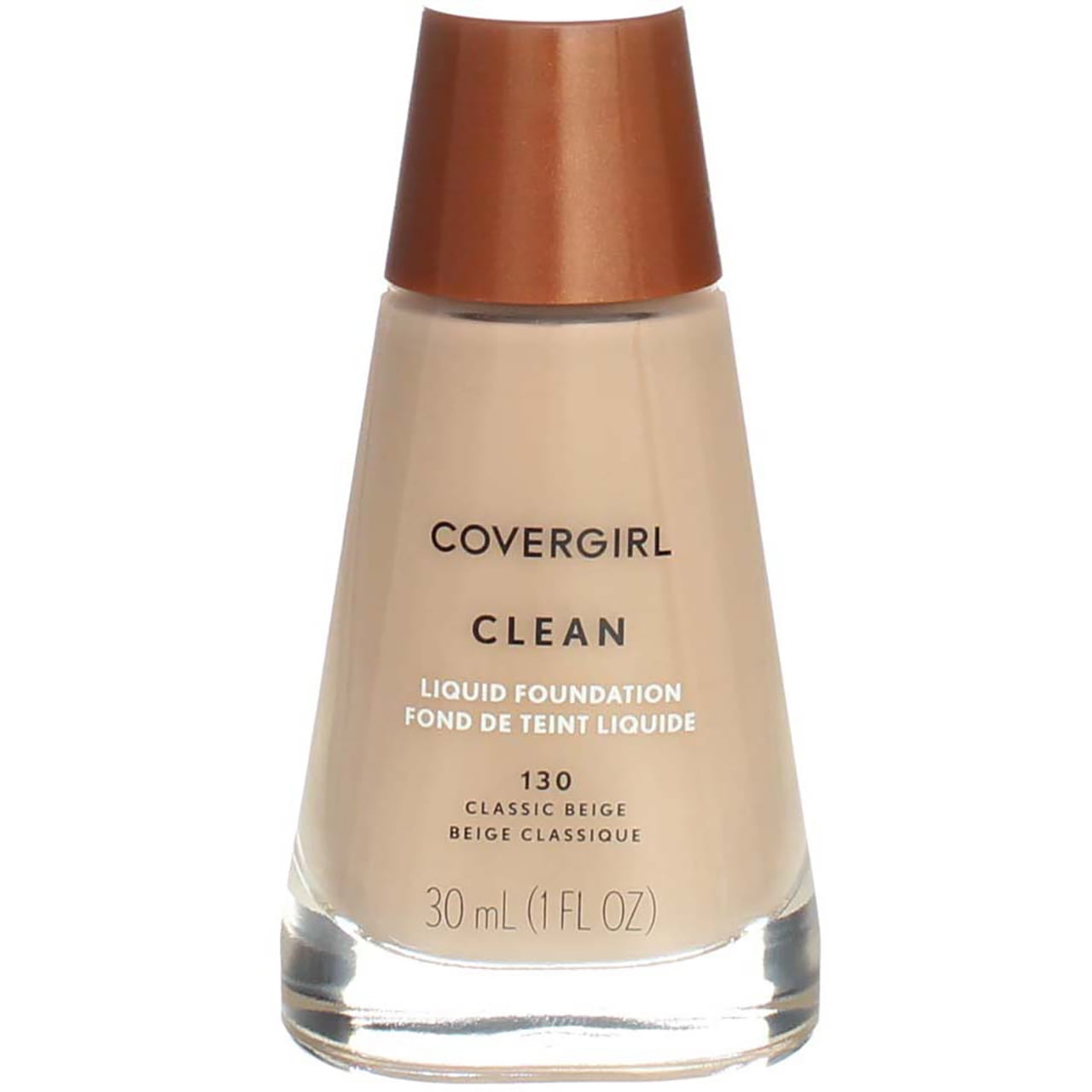 CoverGirl Clean Liquid Makeup, Classic Beige [130] 1 oz - (Pack of 4 ...
